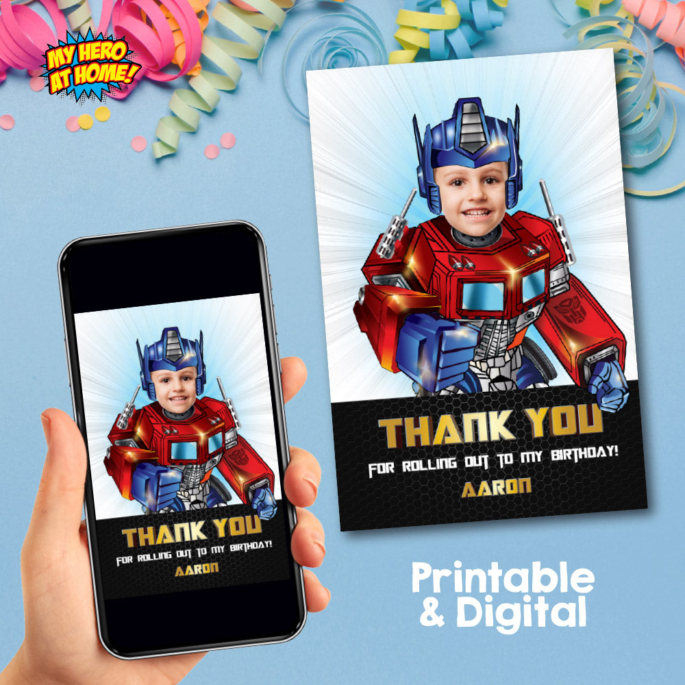 Optimus Prime thanks, Optimus Prime favors, Transformers thanks ...